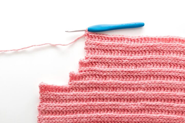 Knit-Look Ribbed Crochet Sweater - Free Pattern | For The Frills